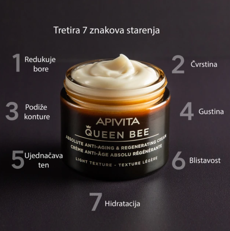 Apivita Queen Bee lagana krema, 50ml | Apoteka Rosić